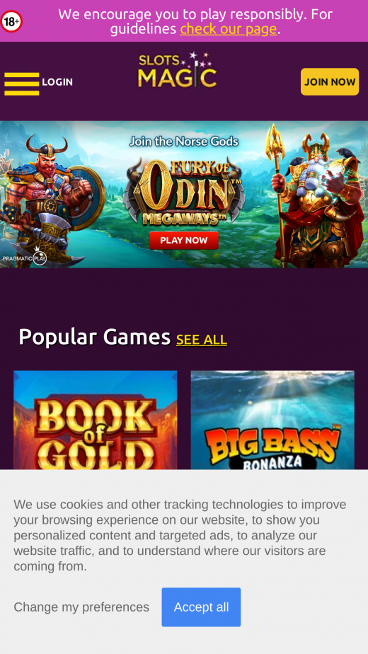 SlotsMagic mobil - Ladda ner app för Android & iPhone